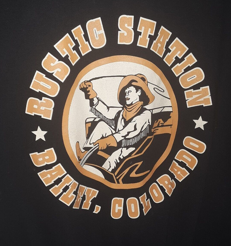 Rustic Station BAILEY COLORADO Restaurant Bar T Shirt L Large | eBay