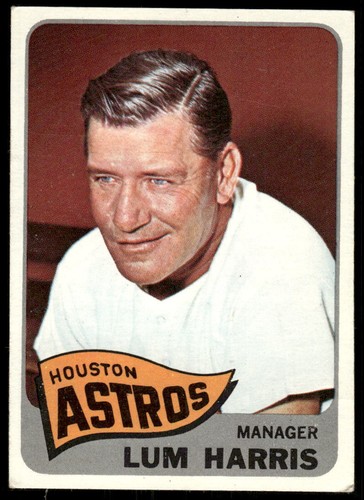 1965 TOPPS LUM HARRIS 274 VG-EX MGR BASEBALL HOUSTON ASTROS | eBay