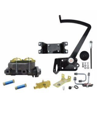 Universal Under Floor Brake Pedal Cylinder Kit & Residual Valves 4 ...