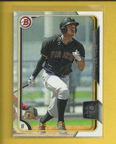 Josh Bell RC 2015 Bowman Prospects Rookie Card # BP72 Pittsburgh ...