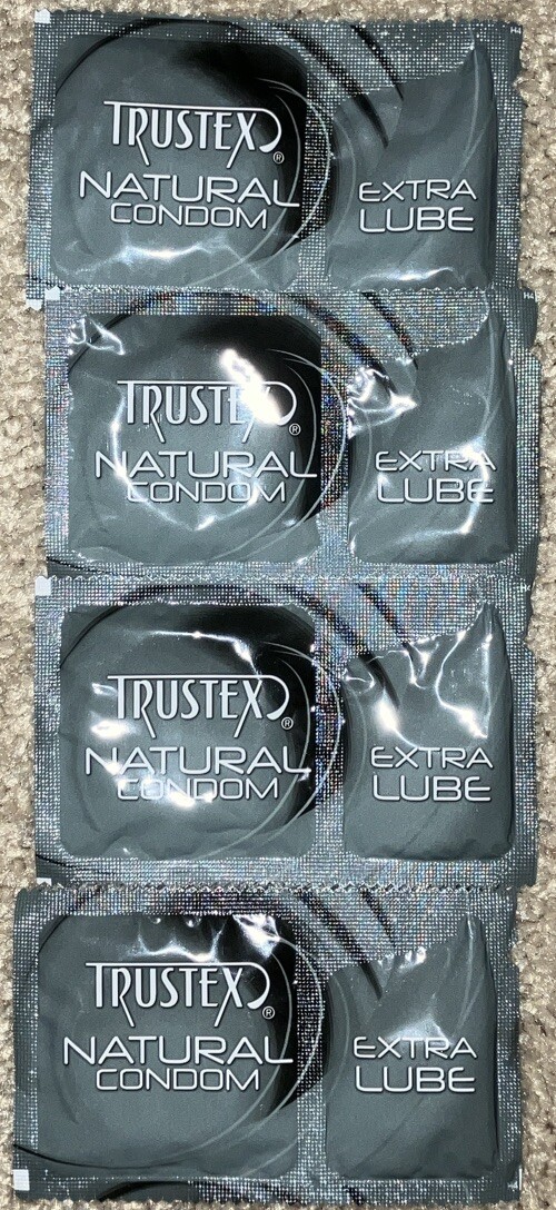 Trustex Natural Lubricated Condoms | Lot Of 4 | eBay