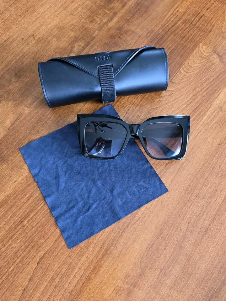 NEW Dita Eyewear DTS704-A-01-Z TELEMAKER Black Sunglasses. Bold and ...