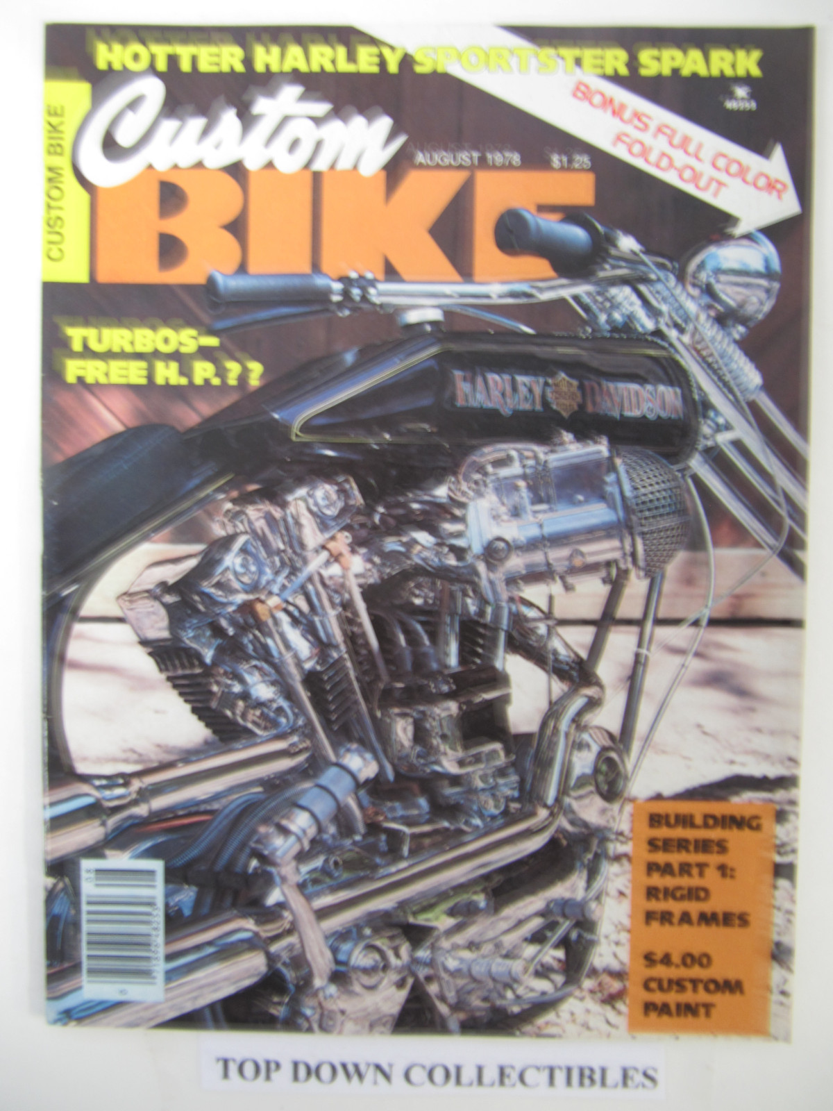 Custom Bike Magazine August 1978 Ness-Tique Fold-Out | eBay