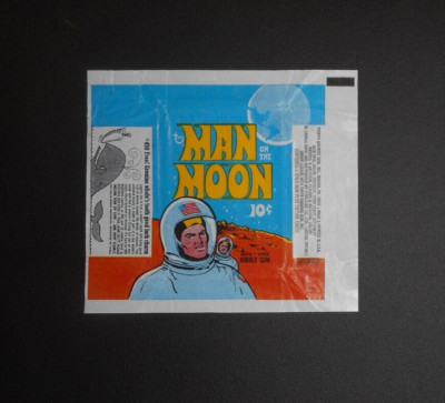 1969 MAN ON THE MOON CARD PACK WRAPPER TOPPS | eBay