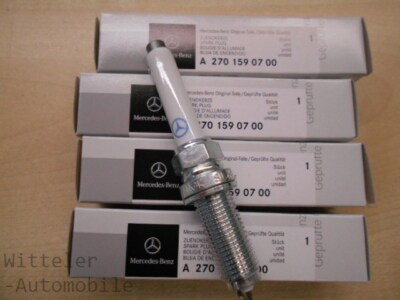 Zündkerze original Mercedes-Benz 4 Stück Motor BM 274920 270920 ...