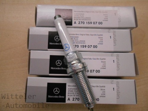 Zündkerze original Mercedes-Benz 4 Stück Motor BM 274920 270920 ...
