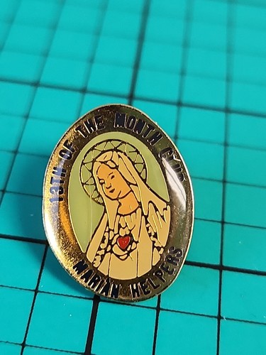 Vtg 13th Of The Month Club Marians Helpers Gold Tone Lapel Pin Hat Pin ...