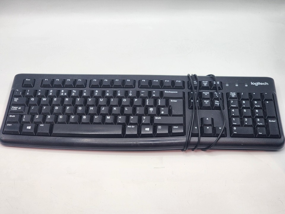 Dell Hp Mix USB Wired Keyboard Full Size QWERTY UK Layout For PC ...