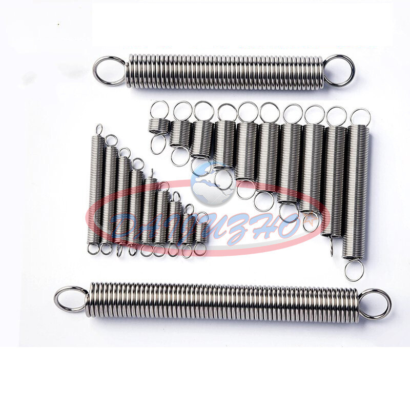 5PCS 1.0mmx7mmx90mm Tension Spring Steel Extended Springs | eBay
