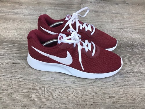 Nike Womens Tanjun 812655-604 Red Running Shoes Sneakers Size 7.5 ...