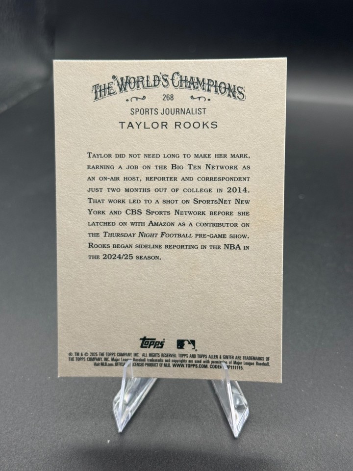 2025 Allen & Ginter Taylor Rooks #268 | eBay