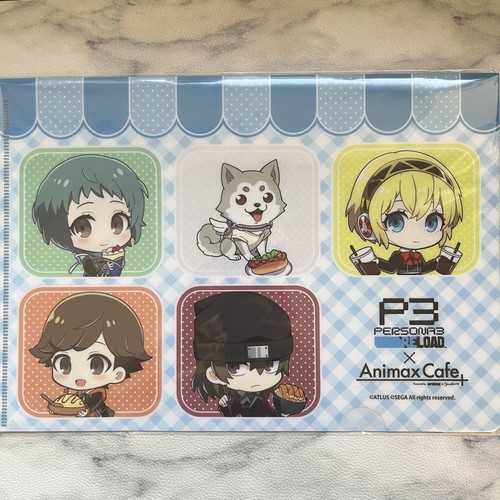 Persona 3 Reload Animax Cafe Limited Clear File | eBay