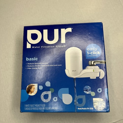 PUR Classic Faucet Filtration System White Finish FM-3333B New Water | eBay