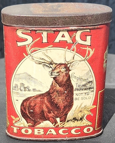 Hard To Find Stag Complimentary Trial Sample Vertical Pocket Tobacco ...