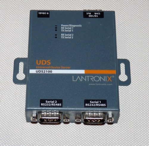 Lantronix 2 Port Serial (RS232/ RS422/ RS485) to IP Ethernet Server ...