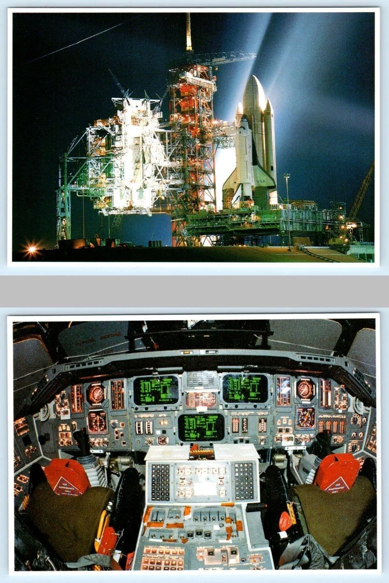 Space Shuttle Cockpit In Flight