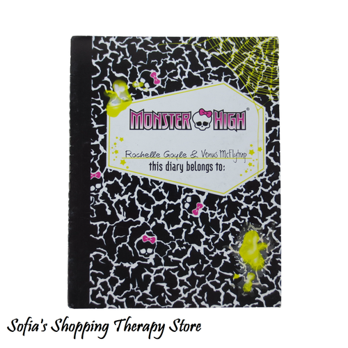 Monster High Diary Journal Book Booklet Finnegan Rochelle Venus Robecca ...