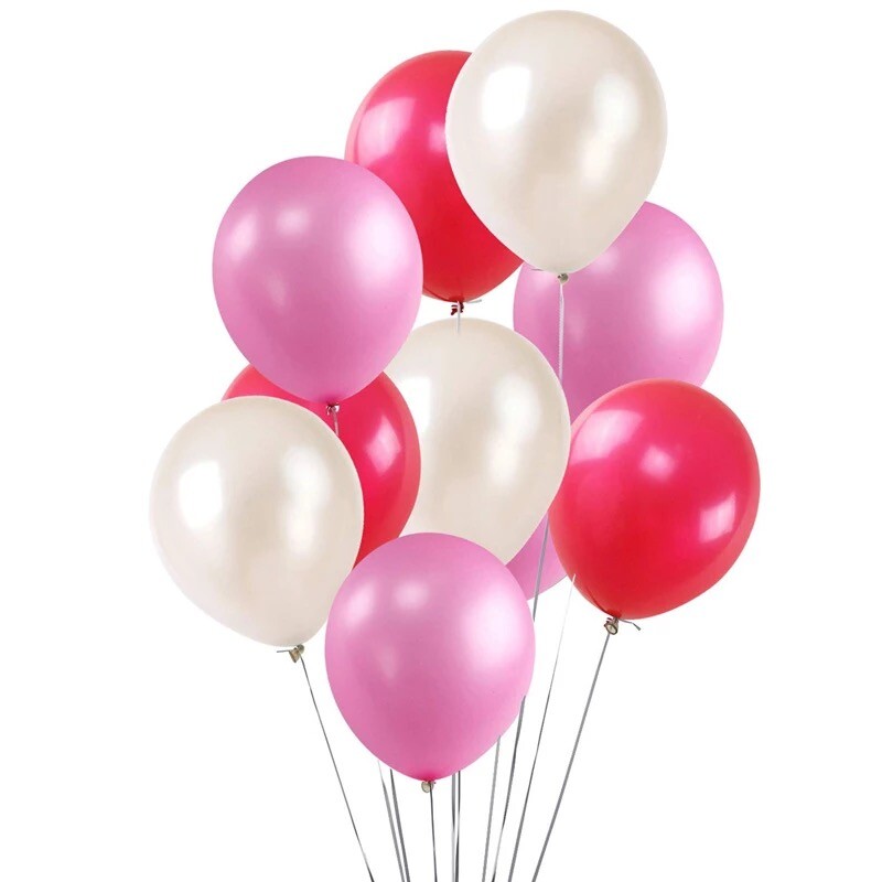 100x Latex PLAIN BALOONS 10" 12" helium BALLOONS Quality Party Birthday ...