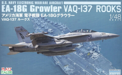 PLATZ/ITALERI 1/48 USN ELECTRONIC WARFARE AIRCRAFT EA-18G Growler VAQ ...