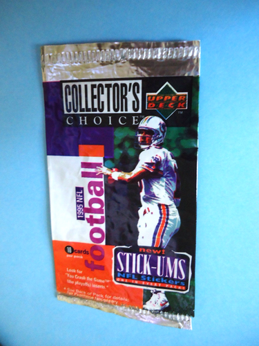 1996 Upper Deck Collector's Choice Football card wrapper - Dan Marino ...