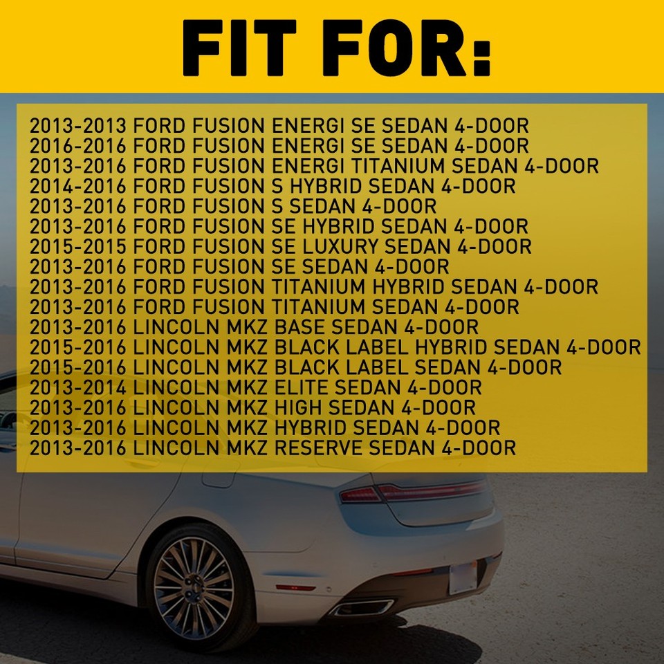 Left & Right Lamp Headlight Mount For Bracket 13-16 Ford Fusion Lincoln ...