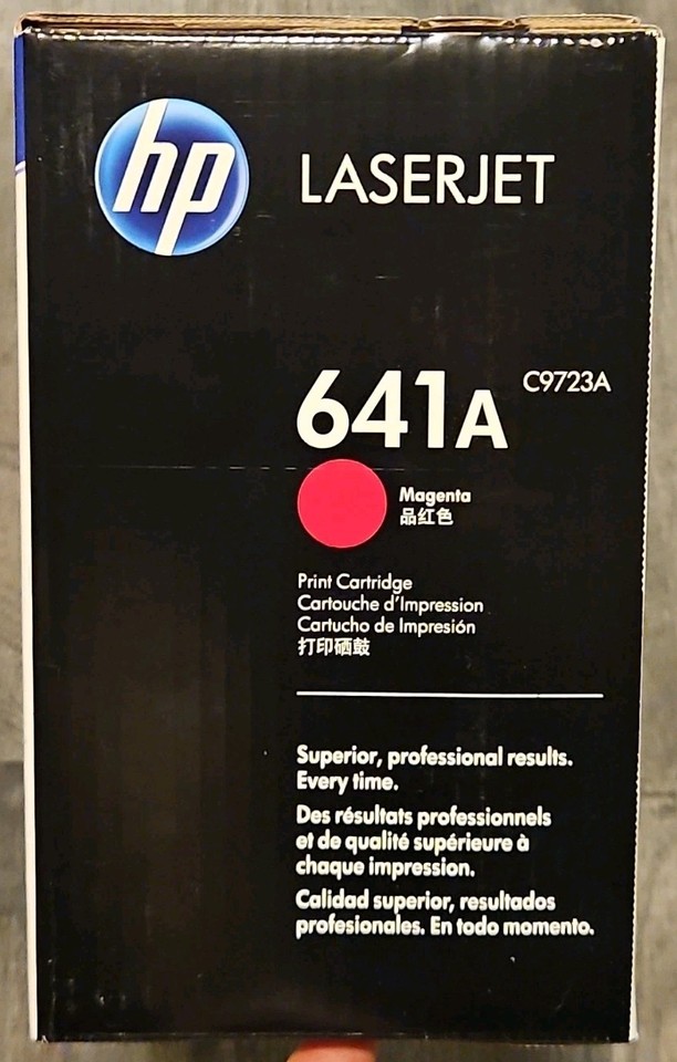 Genuine HP LaserJet 641A C9723A Magenta Print Cartridge HP 4600 4610 ...