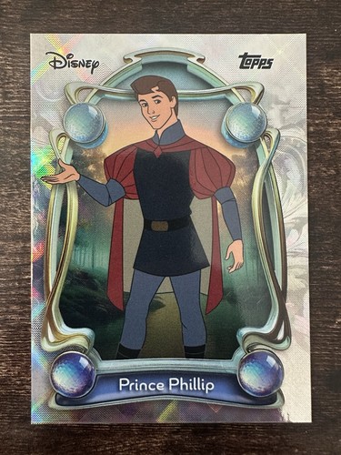 2025 Topps Disney Wonder Prince Phillip #34 Dynamite Foil Base Set Tier ...