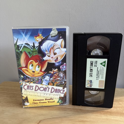 Cats Don't Dance VHS Video Tape Cassette 1998 Kids Children’s Movie 90s ...