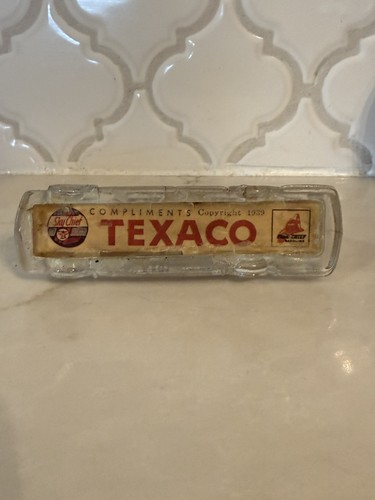 Vintage Texaco Sky Chief fire truck form glass Candy Container | eBay