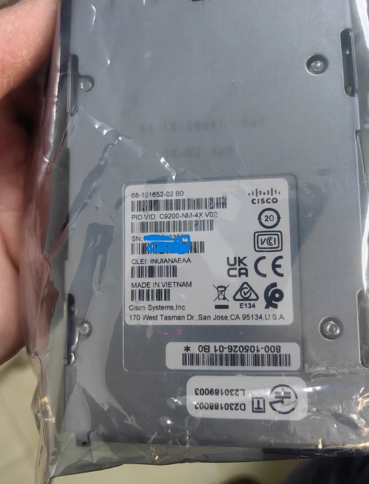 CISCO C9200-NM-4X Catalyst 9200 4 x 10G Network Module. NOB | eBay