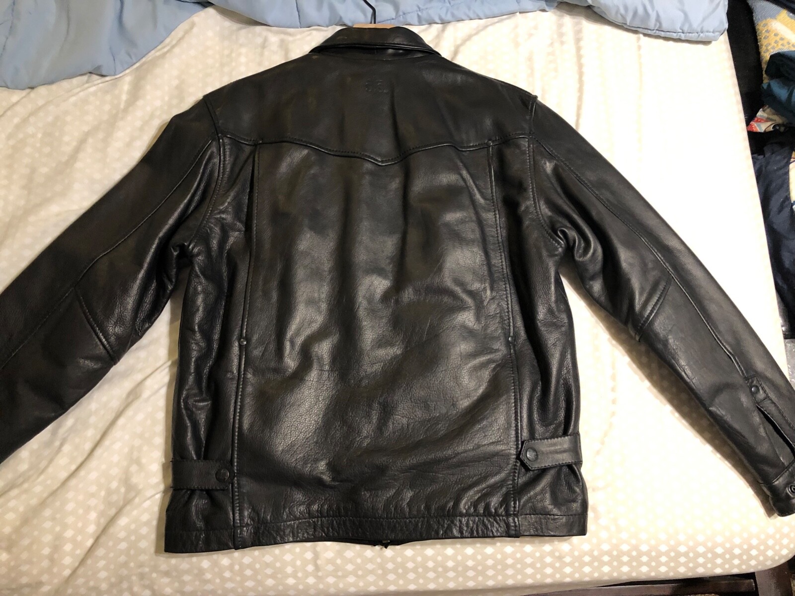 New STS Rifleman Black Leather Jacket Size S | eBay