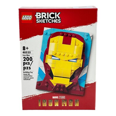 Lego 40535 Iron Man Brick Sketches Marvel Super Heroes Set NIB | eBay