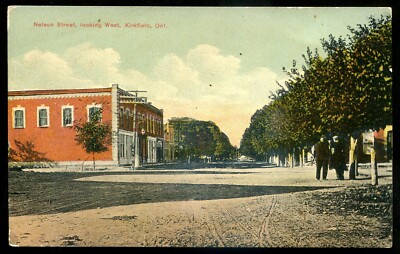 KIRKFIELD Ontario Postcard 1910s Nelson Street by Fead Drugstore | eBay