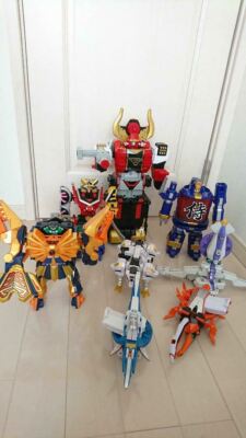 Power Rangers SAMURAI DX Mougyu Daioh Daikaioh Shinkenoh megazord Set ...