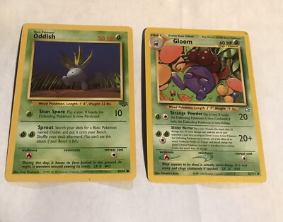 Oddish/Gloom Evolve 2pack Pokémon Cards | eBay