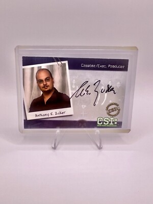CSI Series 2 Anthony Zuiker Autograph Auto Signed Card CSI-B11 | eBay