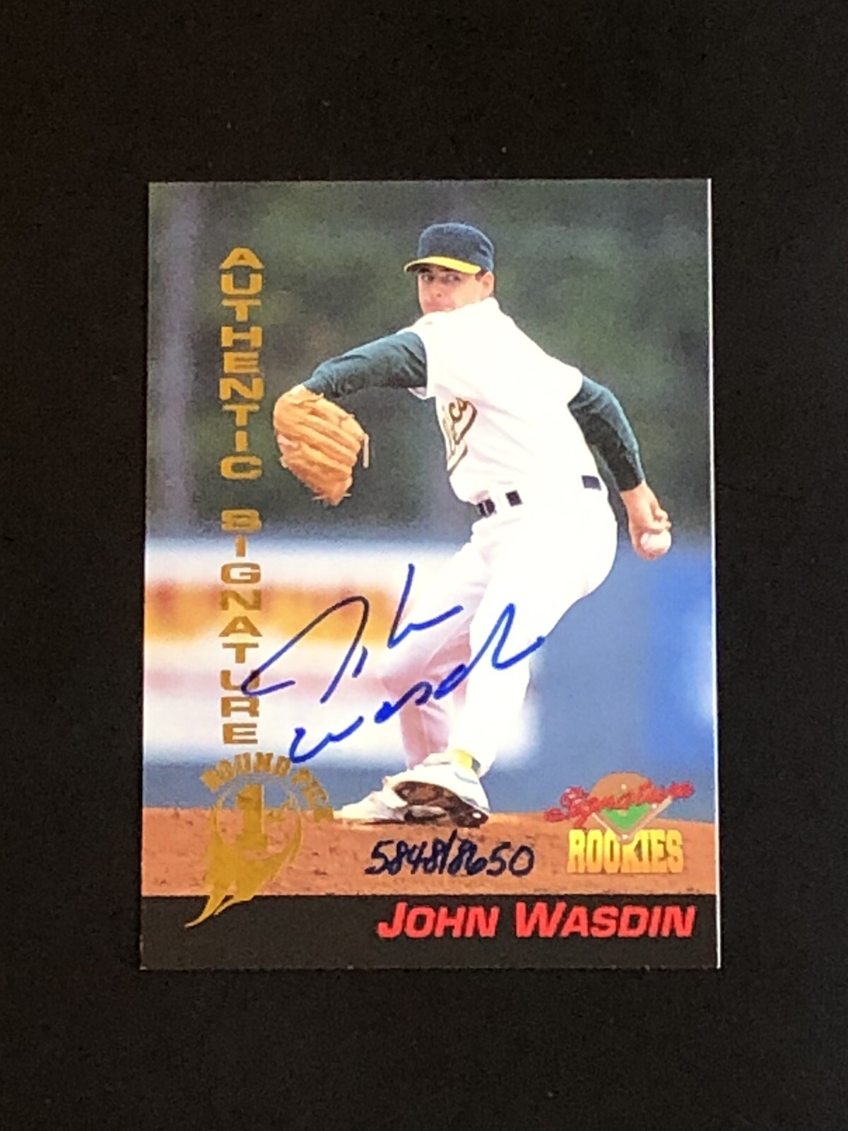 1994 Signature Rookies - Signatures #48 John Wasdin /8650 (AU, RC) for ...
