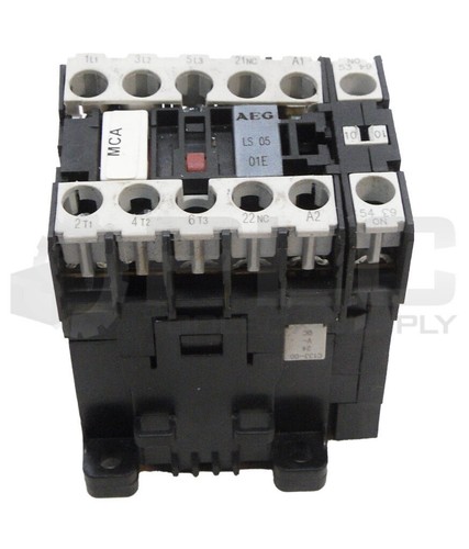 AEG LS 05.01 CONTACTOR 20A 600VAC 50/60HZ W/ HS 05.10 W/ C133-00 | eBay