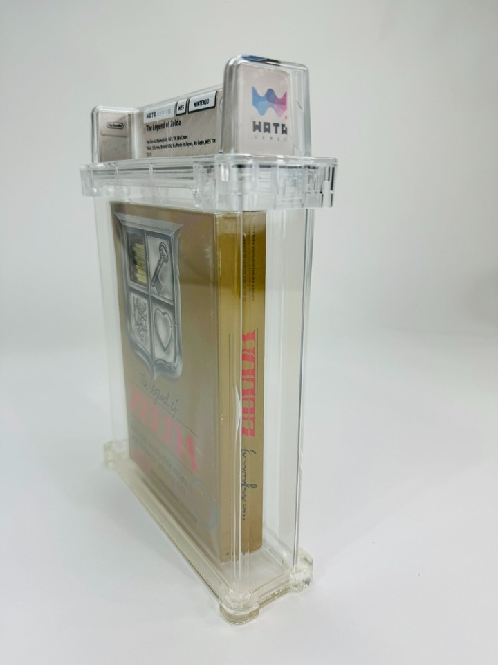 The Legend of Zelda - NES, Nintendo 1st Print TM Box Complete Nice WATA ...