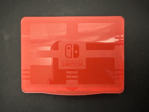 Mini 4 Game Cartridge Holder Case For Nintendo Switch Red Carrying Very ...