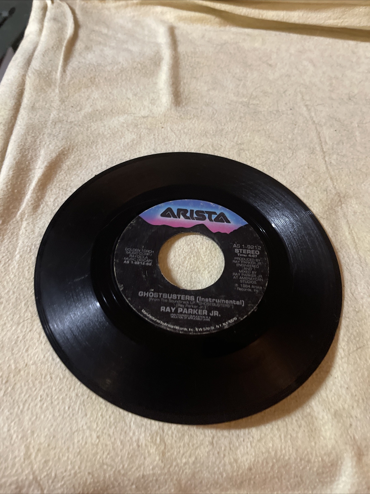 Ray Parker, Jr - Ghostbusters 45 RPM, Arista Records, 1984, UC | eBay