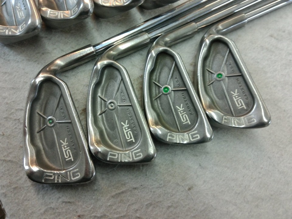 NICE PING ISI-K GREEN DOT 3-PW IRON SET PING REGULAR STEEL MEN RH | eBay