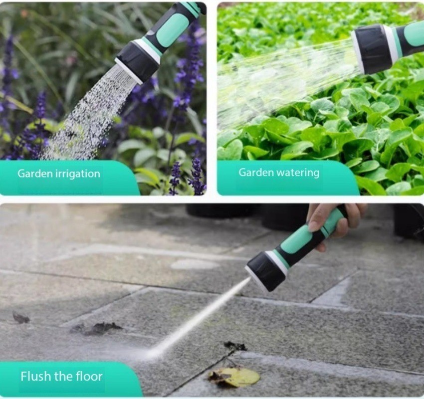 Automatic Retractable Garden Hose Watering Sprinkler and Spray Gun for ...