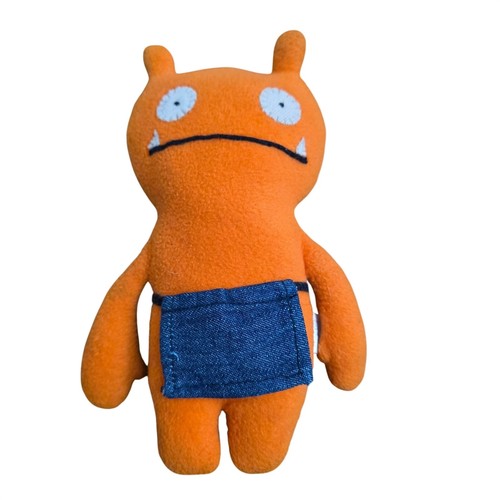 Uglydoll Little Ugly Wage Orange With Blue Apron Plush Monster Toy ...