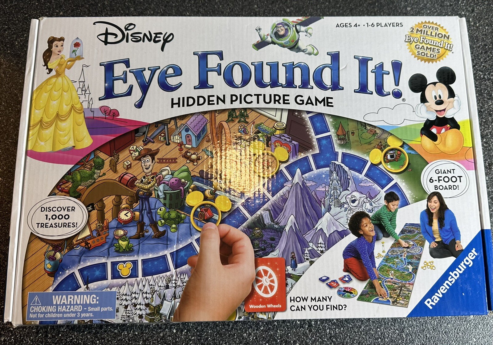 Complete RAVENSBURGER Disney Eye Found It Hidden Picture Game 4+ 1-6 ...