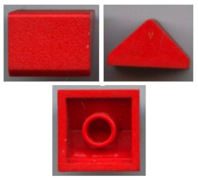 LEGO : BRIQUE DOUBLE PENTE 45° réf. 3043 - rouge - DW1 | eBay