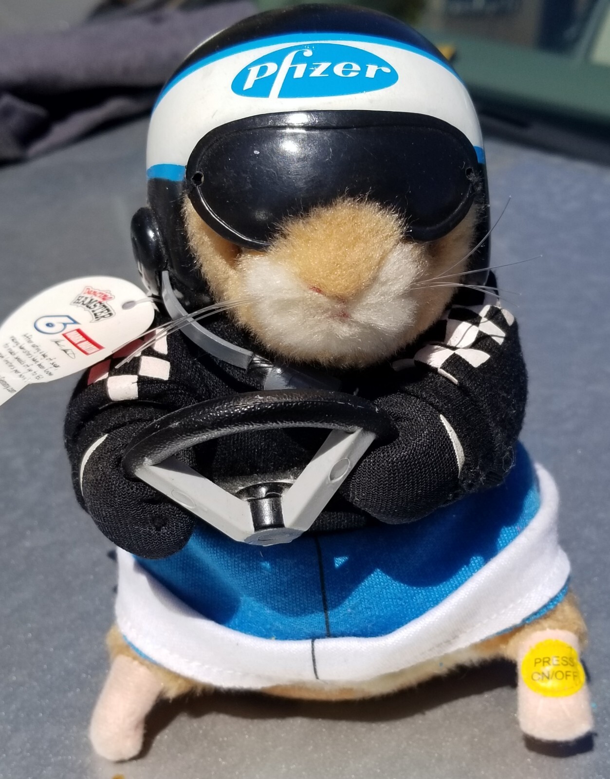 NEW Gemmy MARK MARTIN Nascar Pfizer Viagra Dancing Singing Hamster | eBay