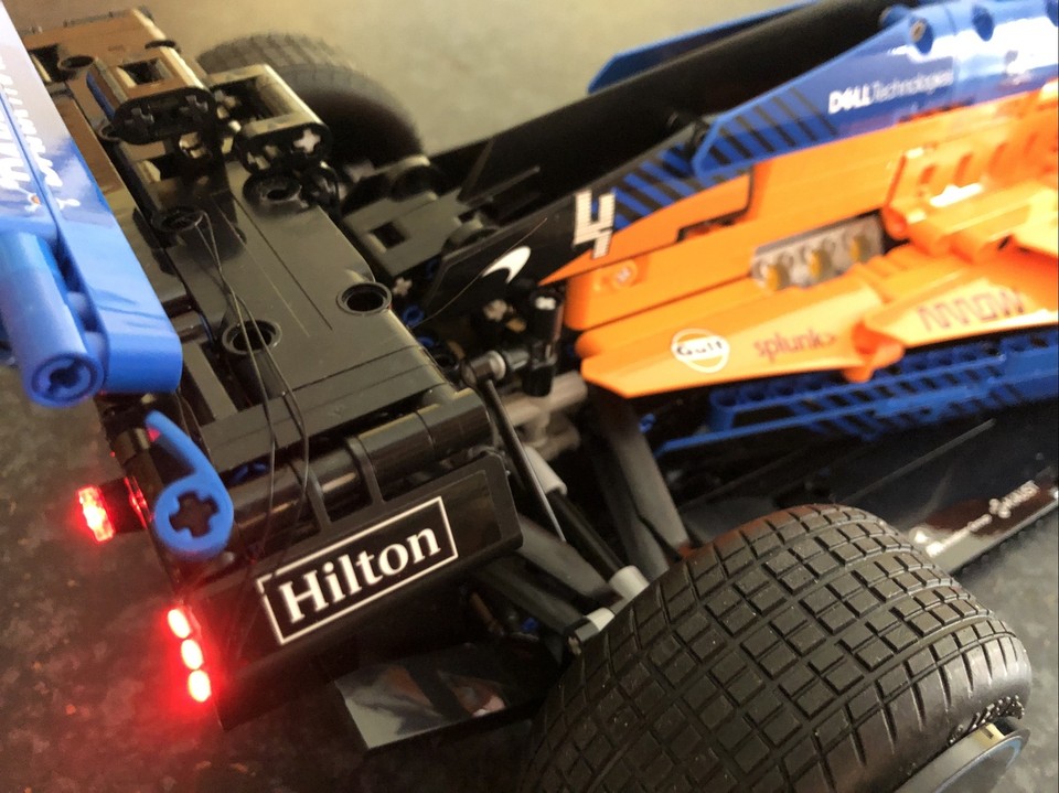 Lando Norris 4 Stickers For Lego McLaren Formula 1 Race Car (42141 ...