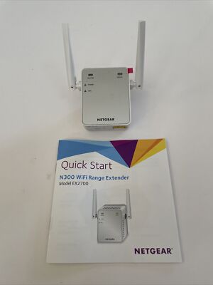 NETGEAR N300 Wall Plug Version Wi-Fi Range Extender (WN3000RP) | eBay