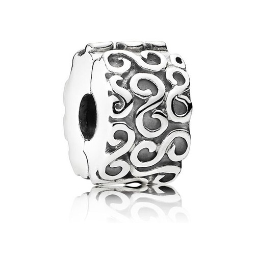 PANDORA S Clip Charm Sterling Silver 790338 | eBay